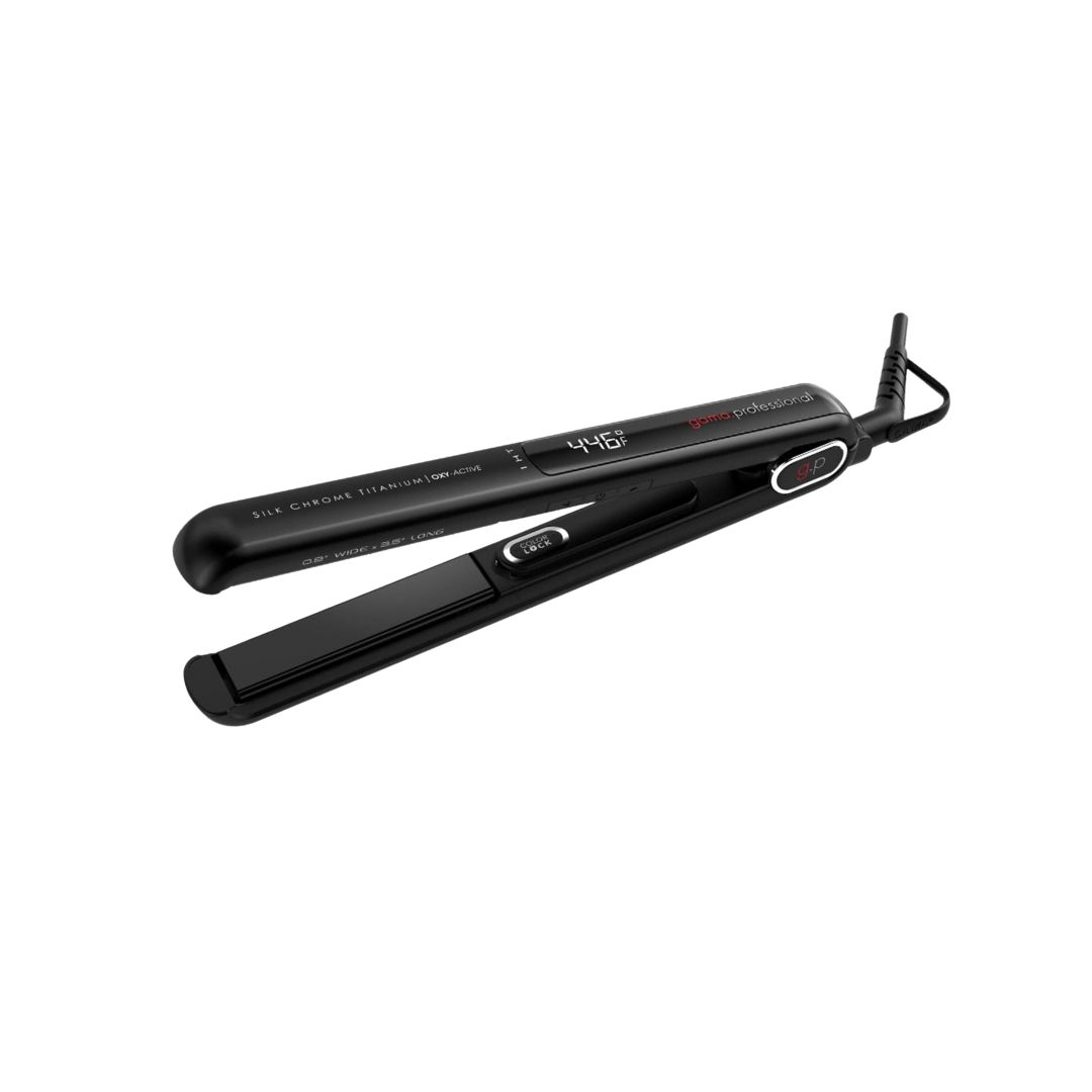 Evo Silk Chrome Titanium Flat Iron 40% OFF – Modern Salon Services