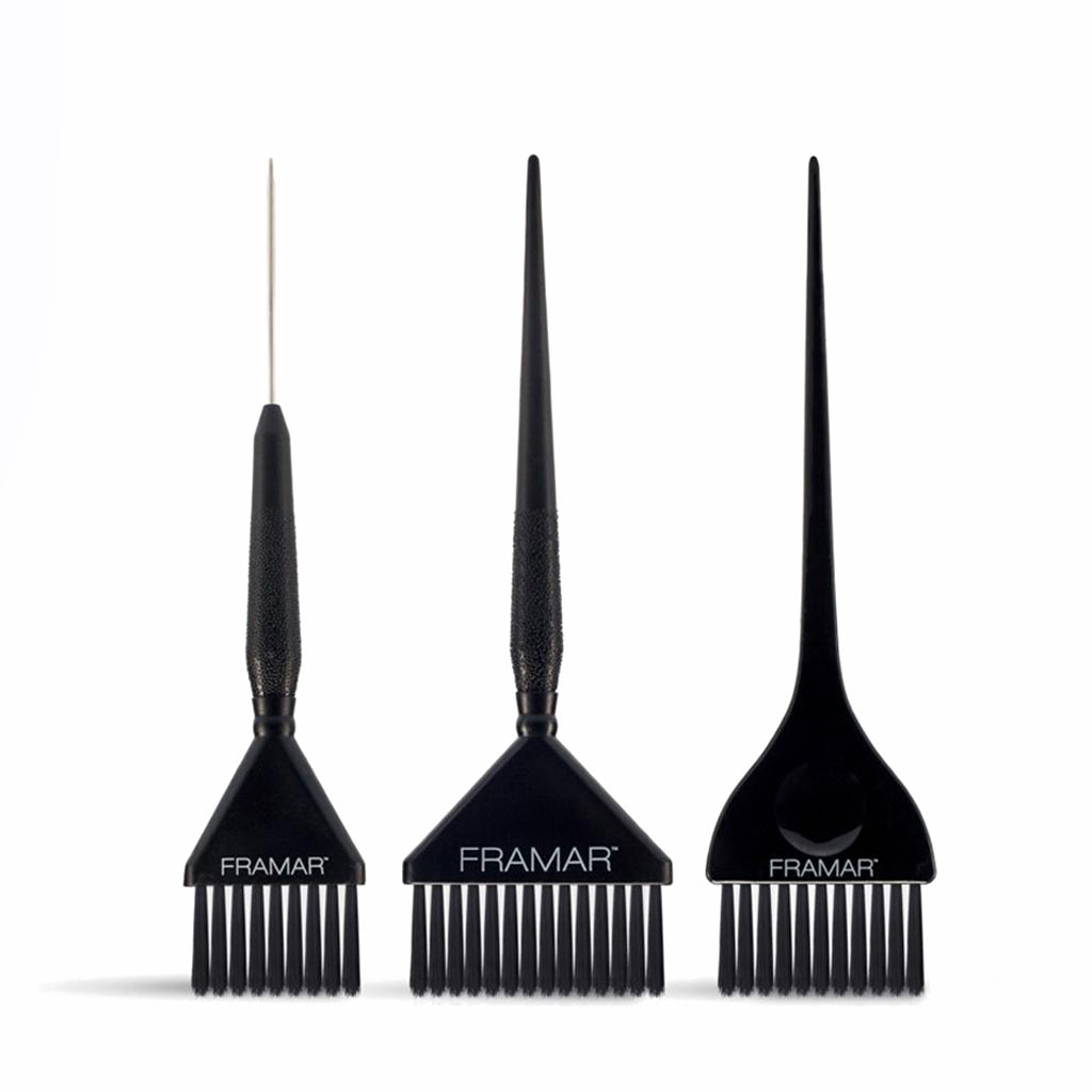 3 Piece Black Color Brush Set – Modern Salon Services